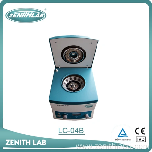 Laboratory medical low speed centrifuge LC-04B China Manufacturers Suppliers Factory Exporter